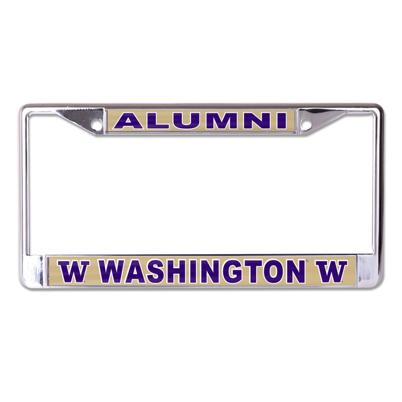 University of Washington Alumni Chrome License Plate Frame - Etsy