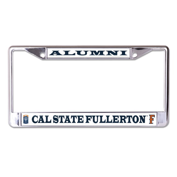 Cal State Fullerton Alumni Chrome License Plate Frame | Etsy