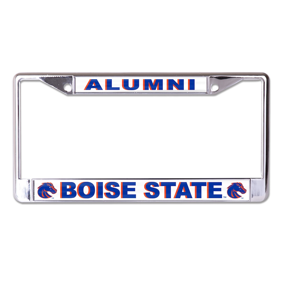 Boise State Alumni Chrome License Plate Frame Officially Licensed ...