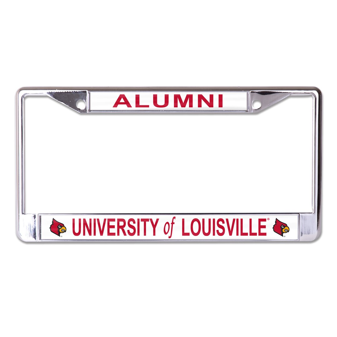 University of Louisville Alumni Chrome License Plate Frame Officially ...