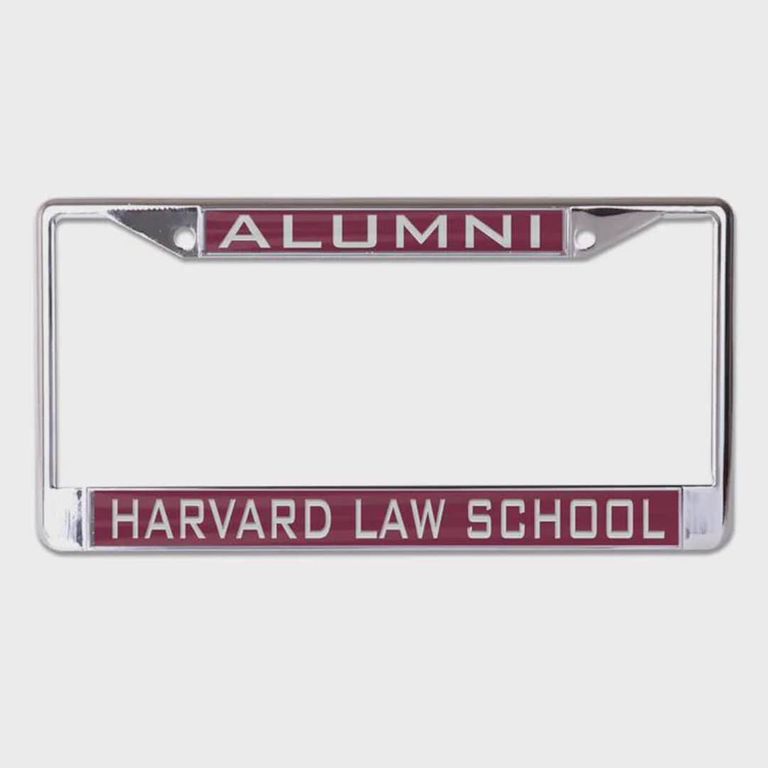 Harvard Law School Alumni Chrome License Plate Frame Officially ...