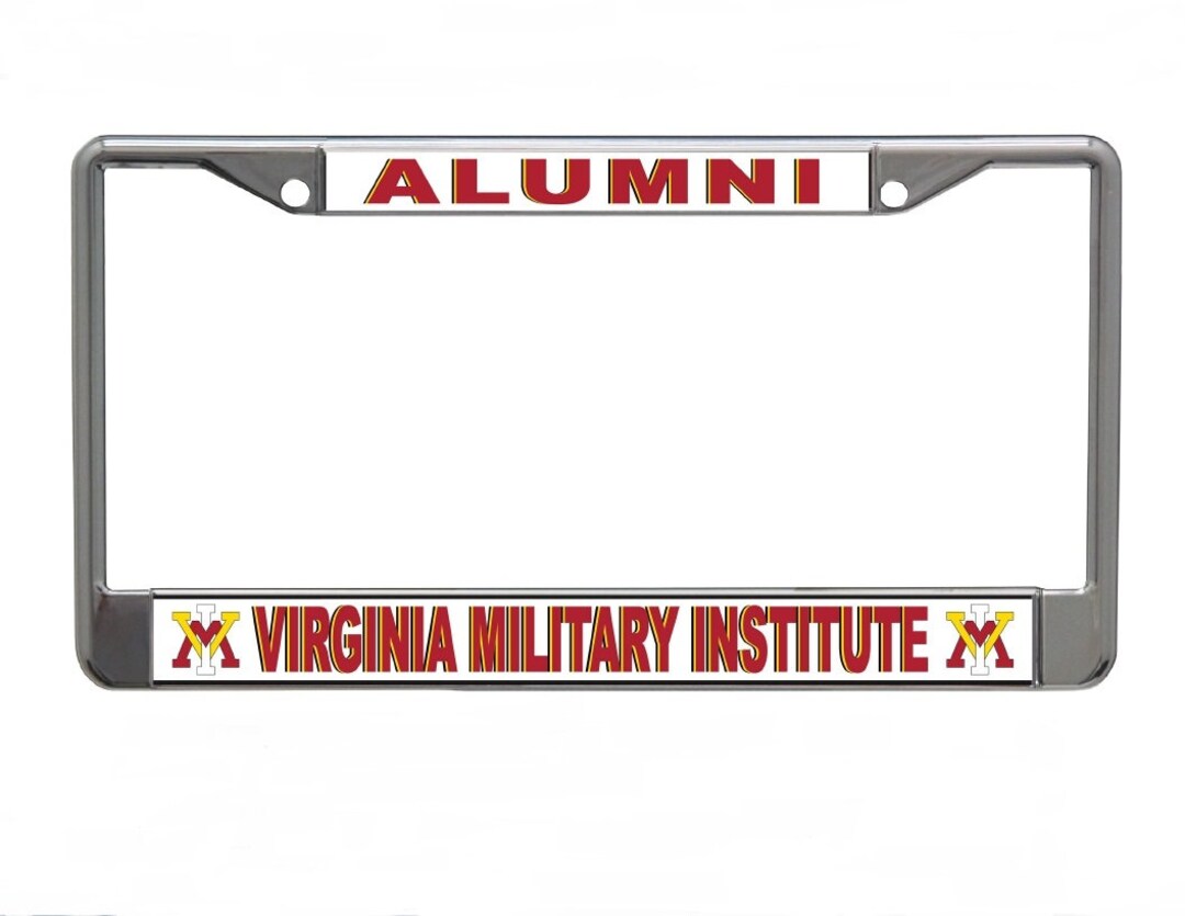 Virginia Military Institute VMI Alumni Chrome License Plate Frame ...