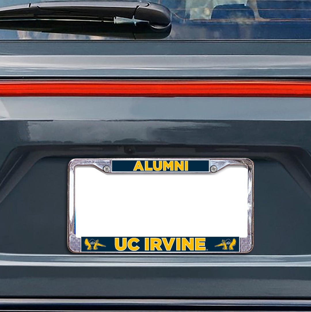 UC Irvine Alumni Chrome License Plate Frame Officially Licensed Product ...