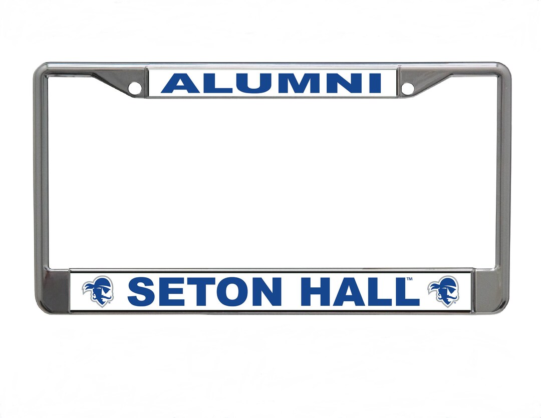 Seton Hall University Alumni Chrome License Plate Frame Officially ...
