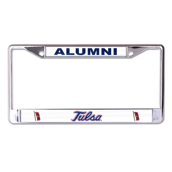 University of Tulsa Alumni Chrome License Plate Frame | Etsy