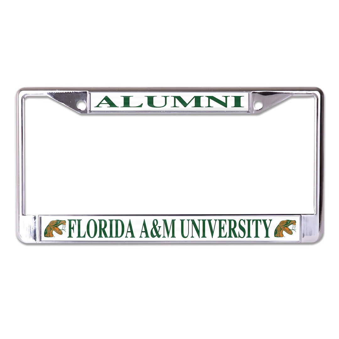 Florida A&M University Alumni Chrome License Plate Frame Officially ...