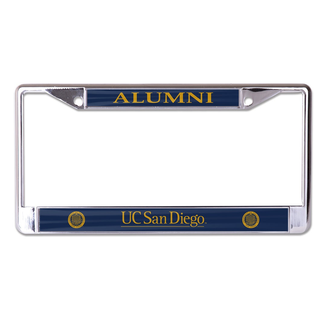 UC San Diego Alumni Chrome License Plate Frame Officially Licensed ...