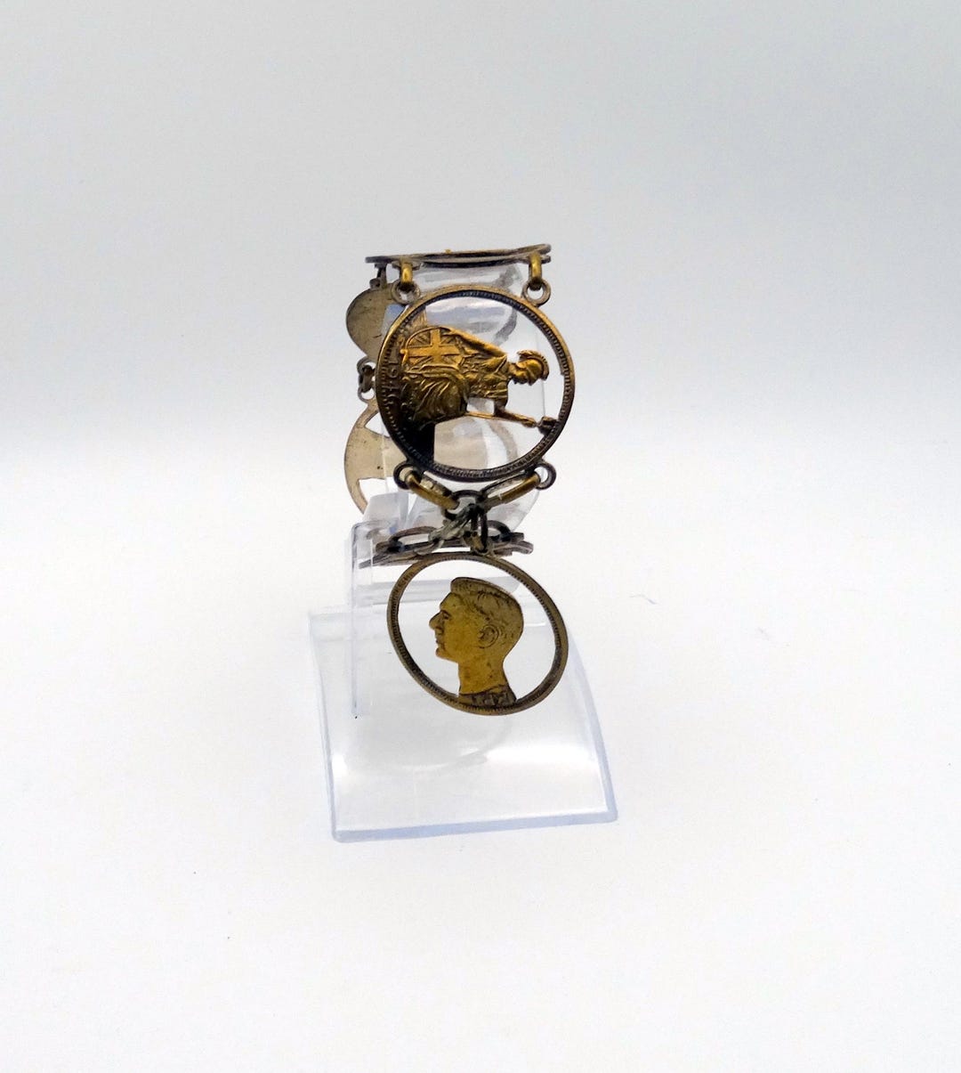 1946 King George Coin Cutout Bracelet - Etsy