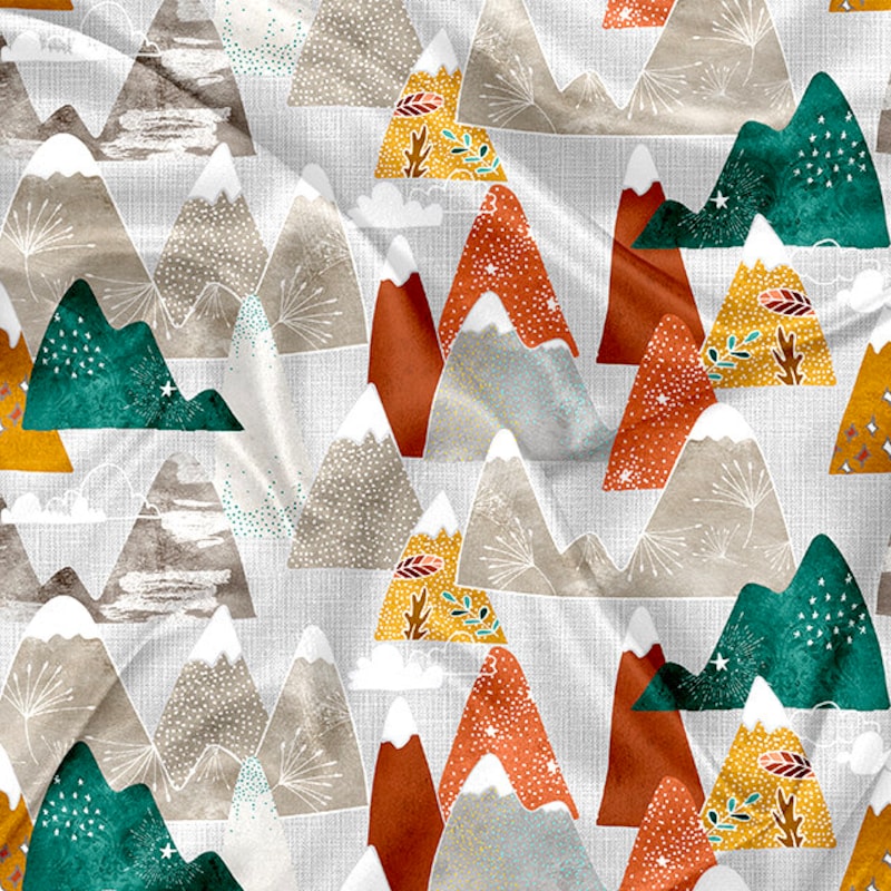 Fabric Mountains - Etsy