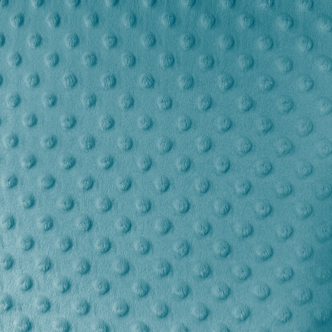 Minky Dot Fabric Ocean - Dimple Minky - Embossed Fabric - Etsy