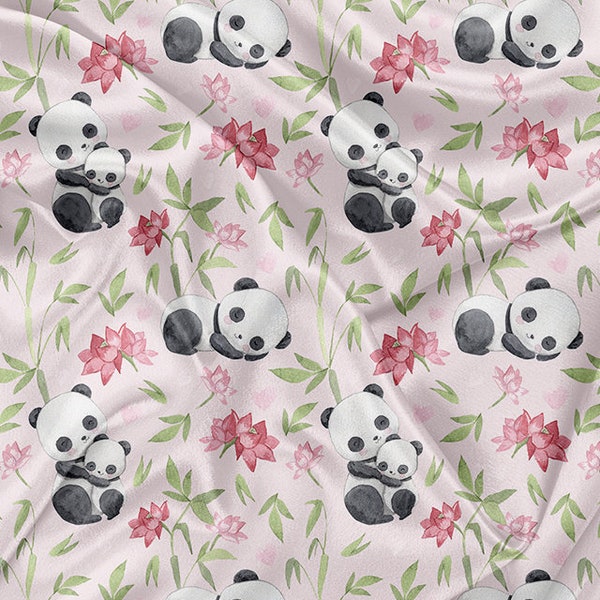 Panda Fabric - Etsy