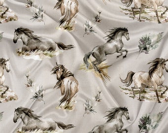 Horse Print Fabric - Etsy
