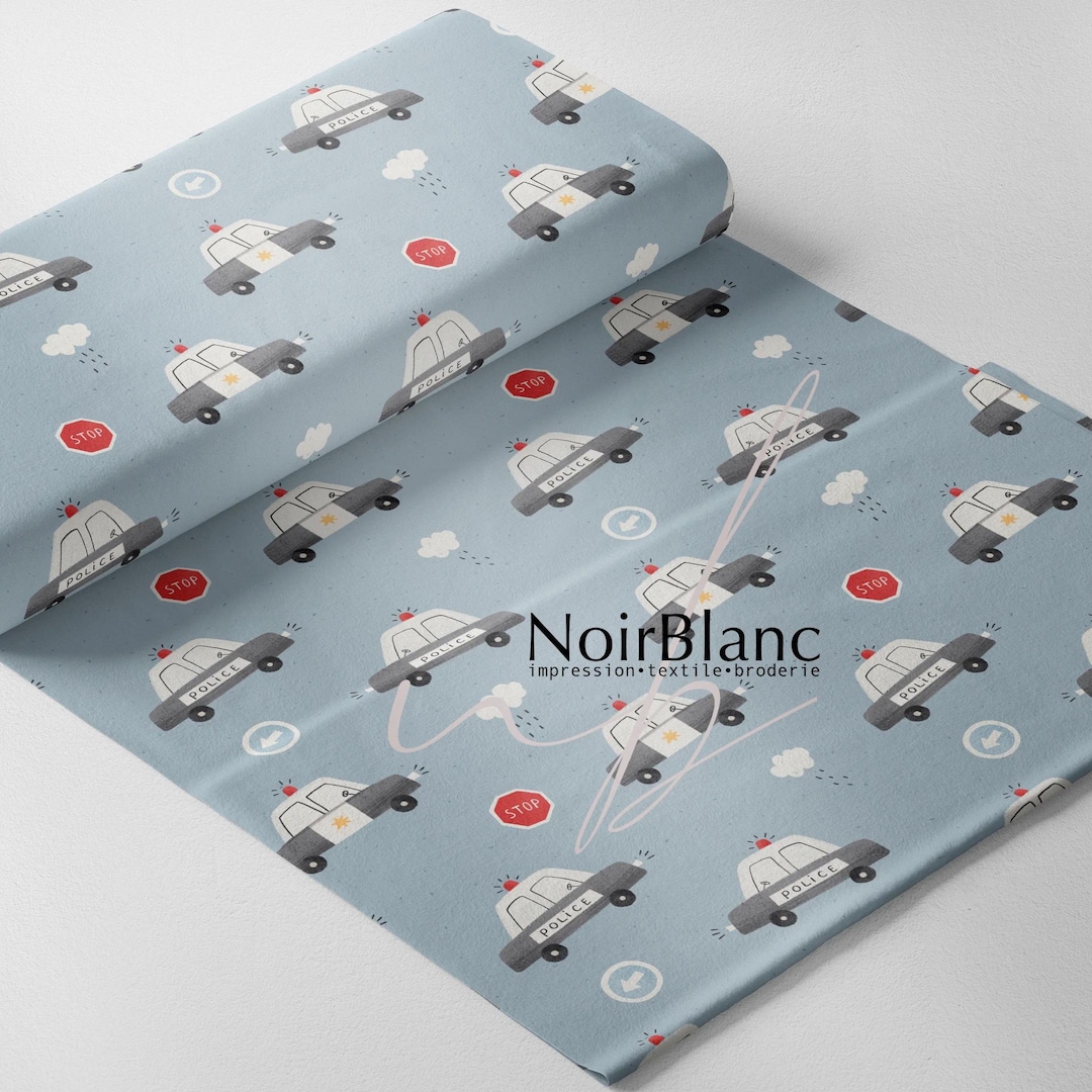 Fabrics - 25 Differents Type of Fabric - Print Police Minimalist - Etsy