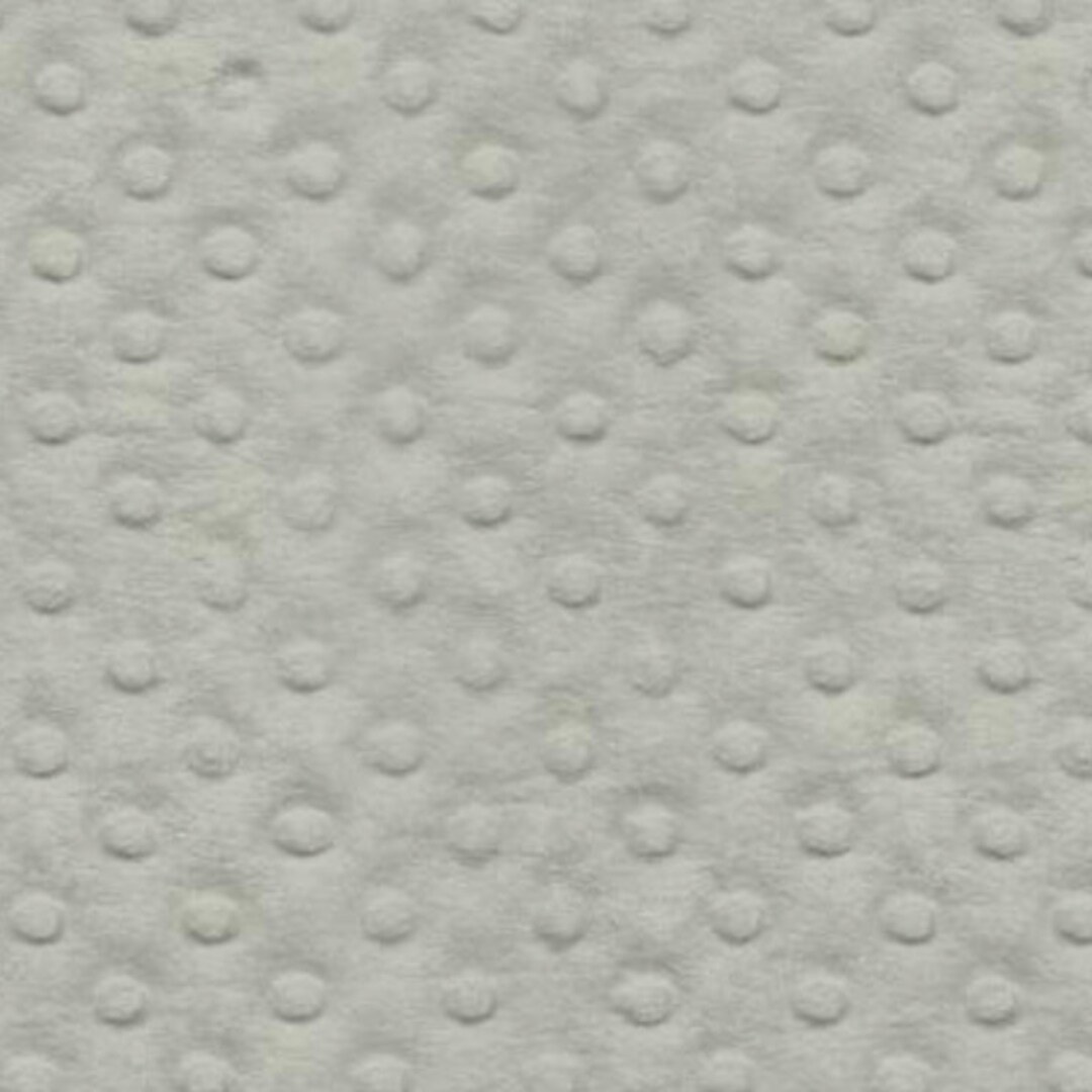 Minky Dot Fabric Light Grey Minky Fabric by the Yard Cuddle Dimple ...