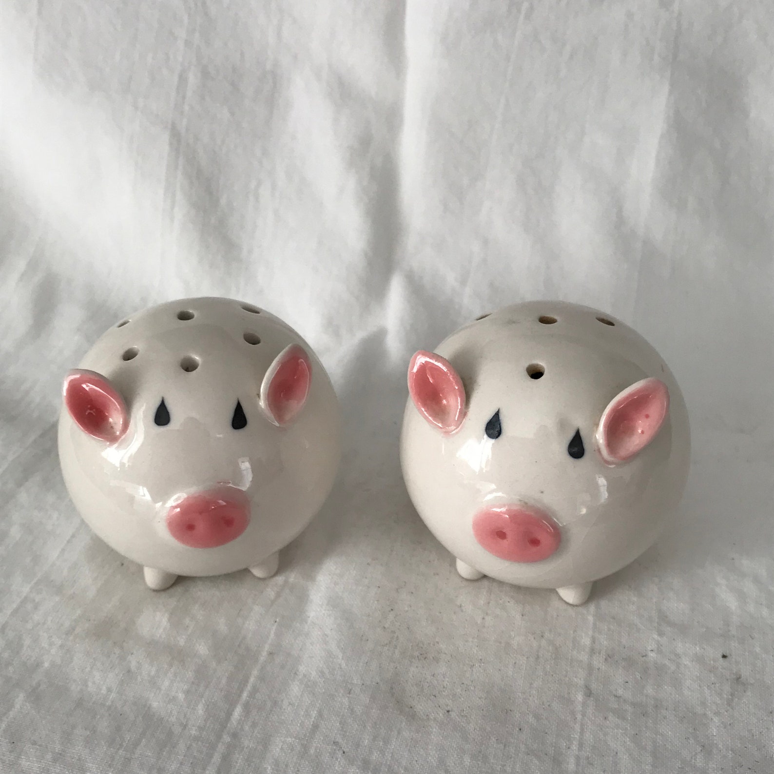 Vintage Pig Salt and Pepper Shakers War-time Japan Farmhouse - Etsy