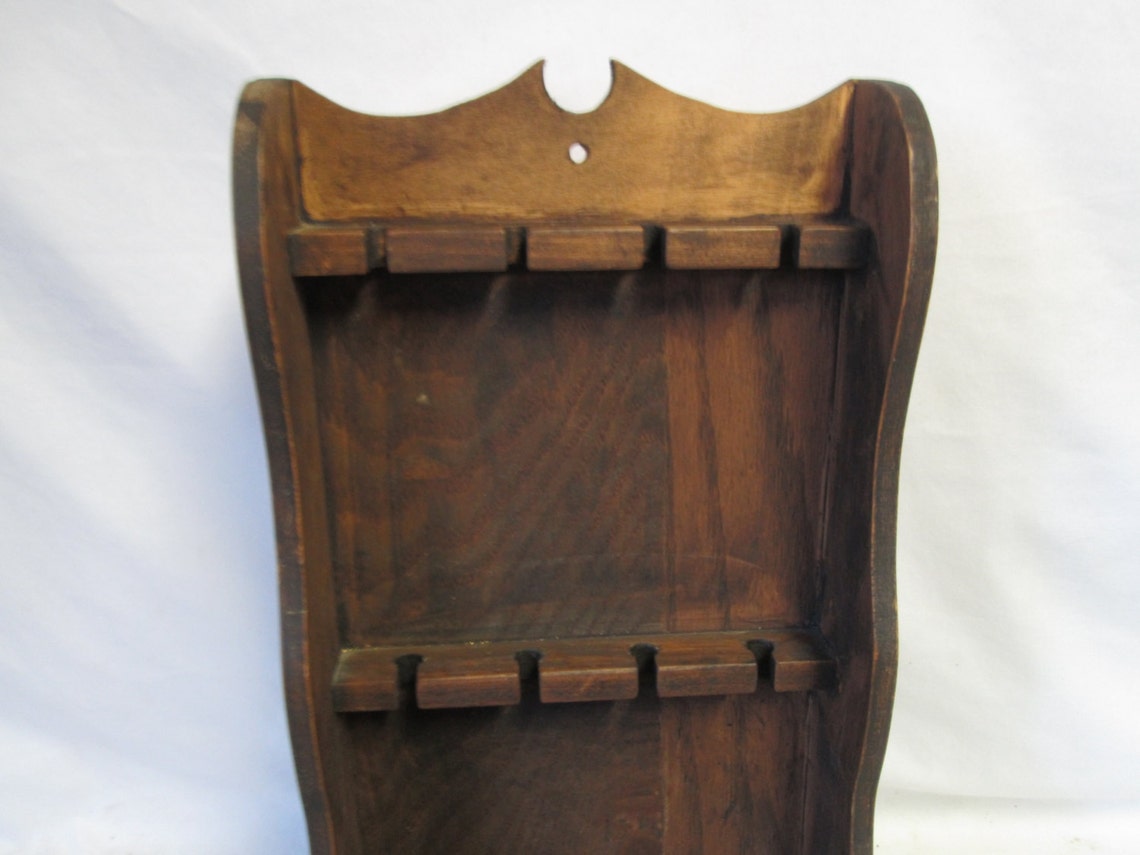 Fantastic Wooden Spoon Wall Display Rack With Box Bottom for - Etsy