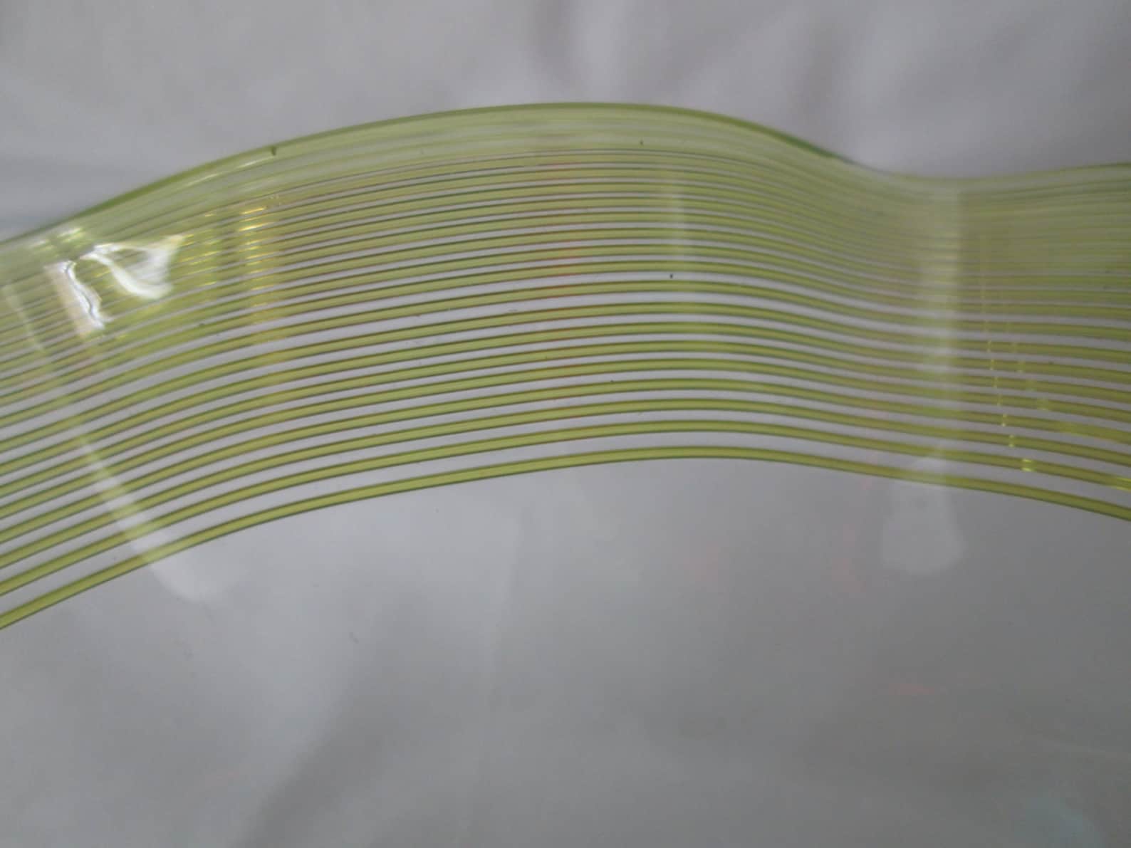 Vintage Loetz Fine Quality Bon Bon Bowl Thread Glass rim light | Etsy