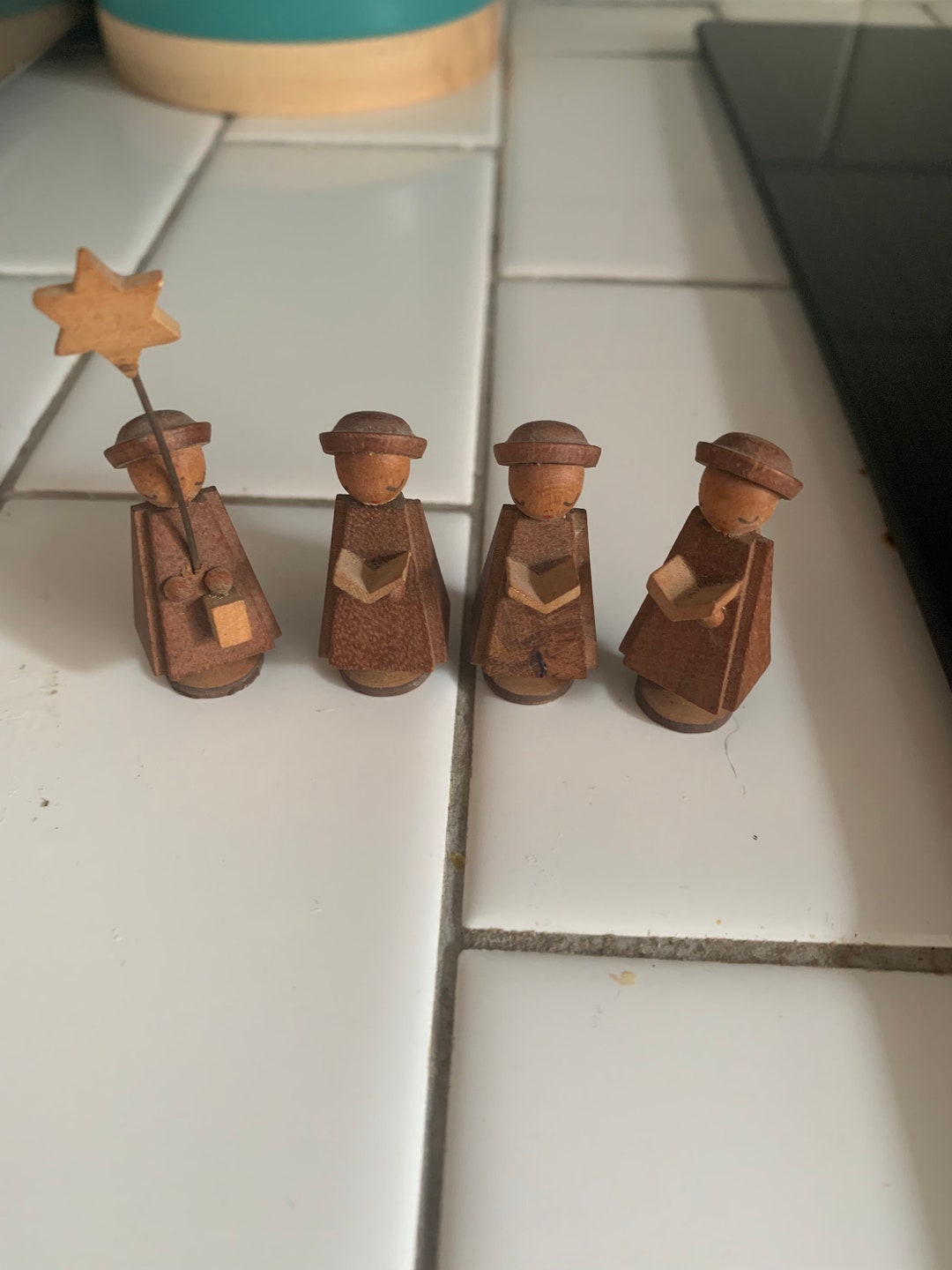 Antique Miniature Germany Hand Made Figurines Wooden - Etsy