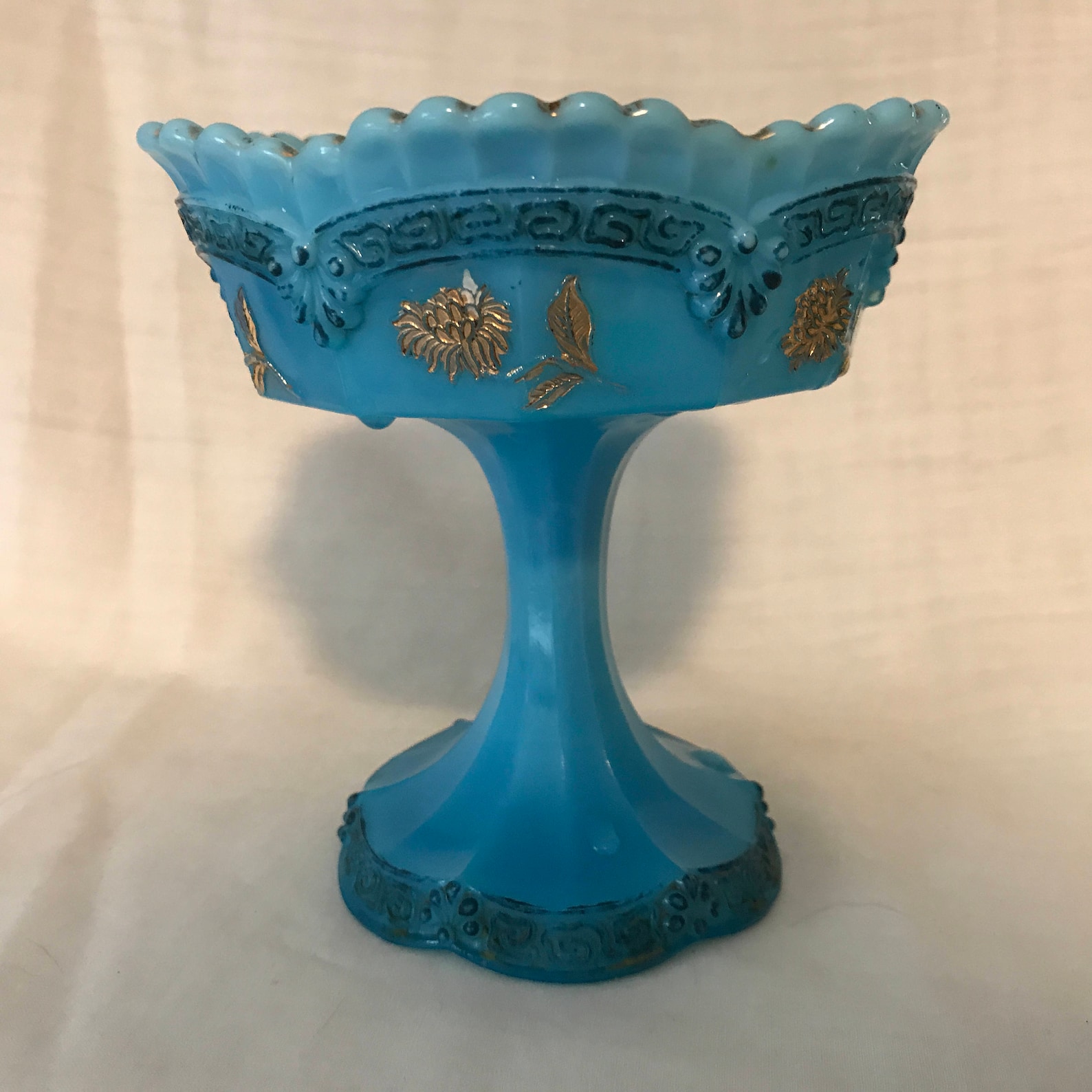 Antique Chrysanthemum Spring 1890's Jelly Compote | Etsy