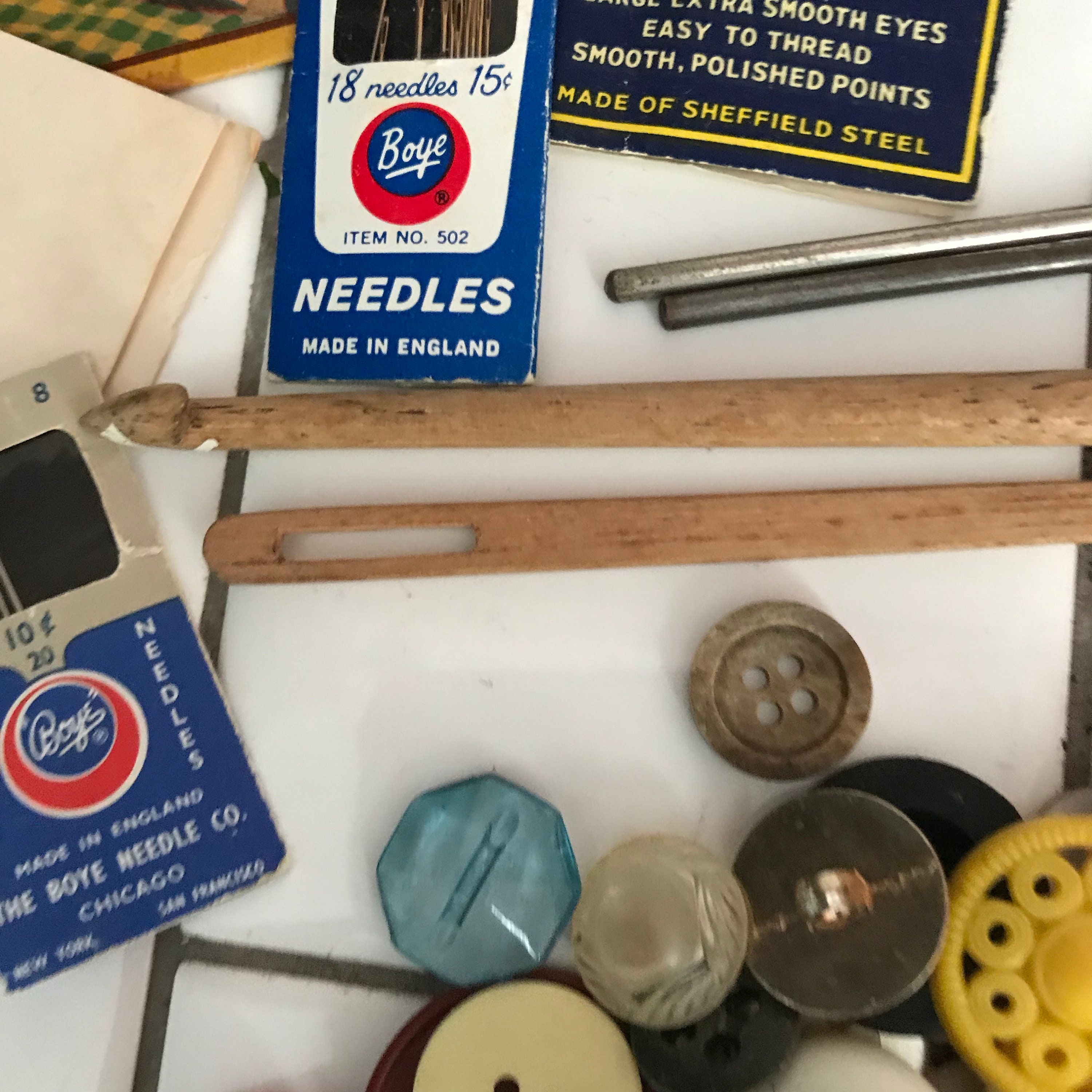 Vintage Sewing Notions Display Jar Full of Many Pieces - Etsy