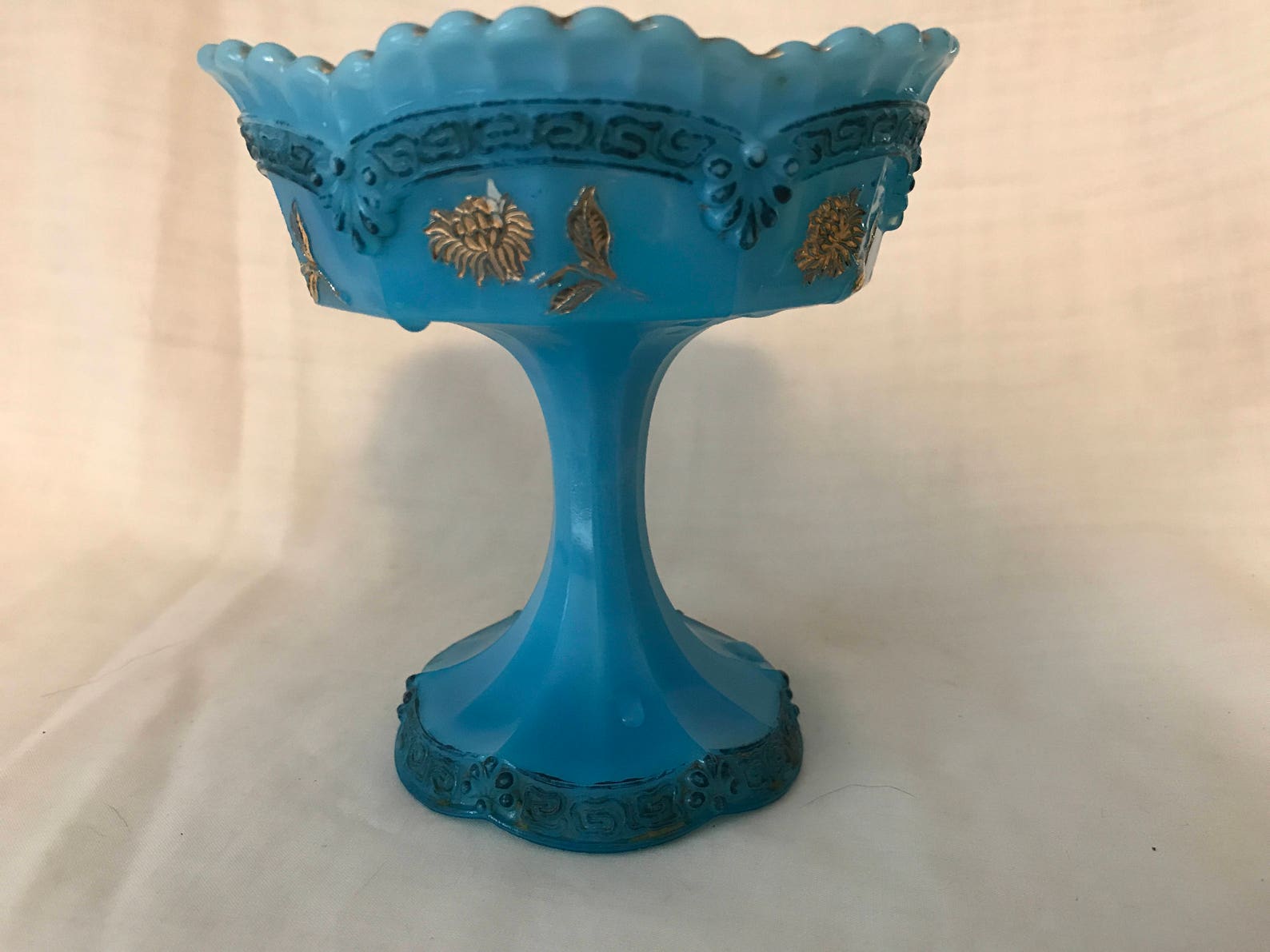 Antique Chrysanthemum Spring 1890's Jelly Compote | Etsy