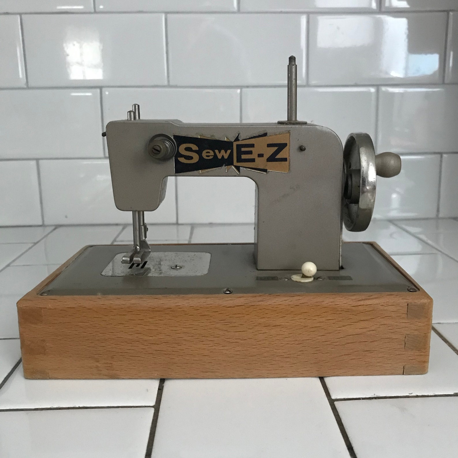 Child size Sew E-Z Berlin Germany US Zone sewing machine hand | Etsy