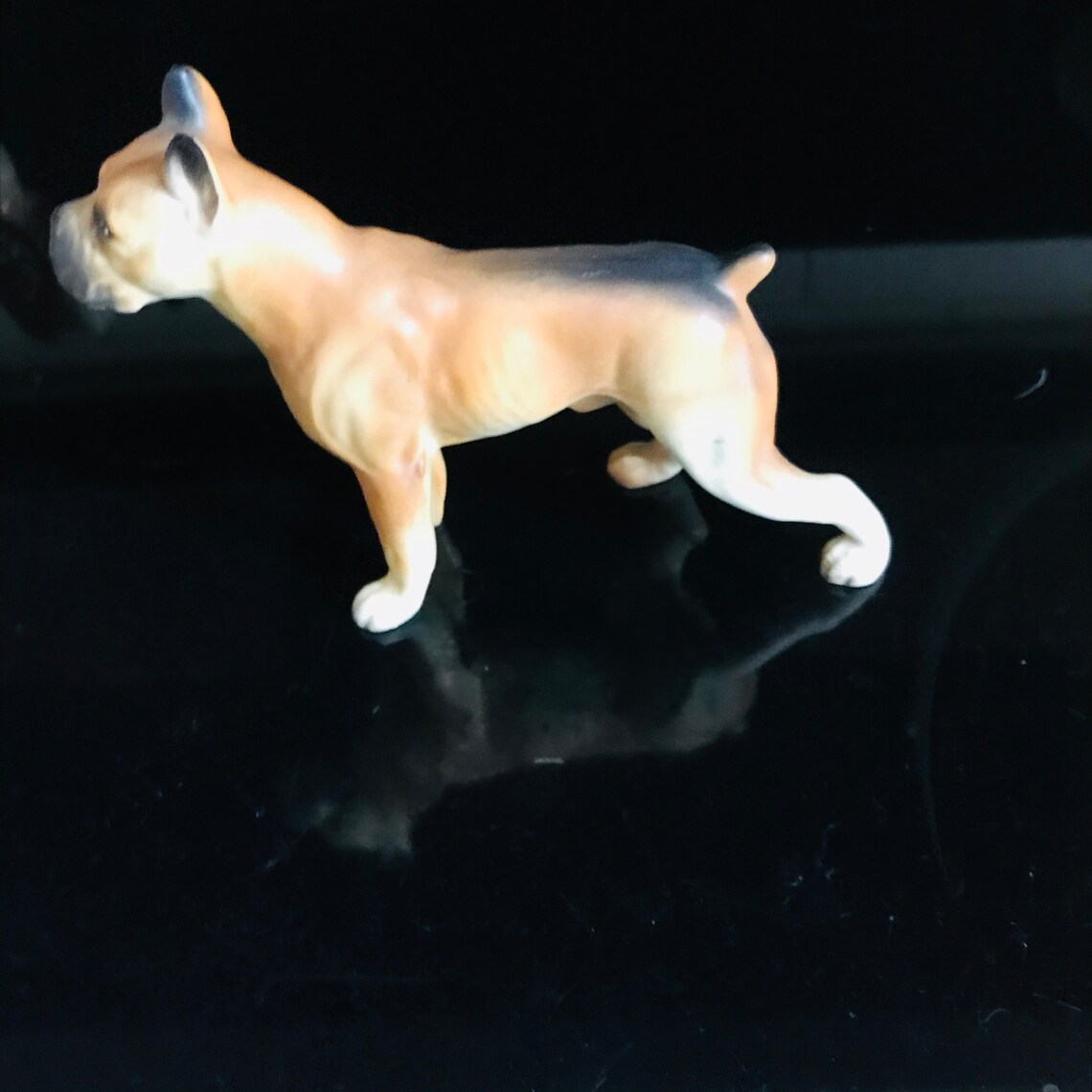 Boxer Standing Dog Figurine Matte Finish Fine Bone China - Etsy