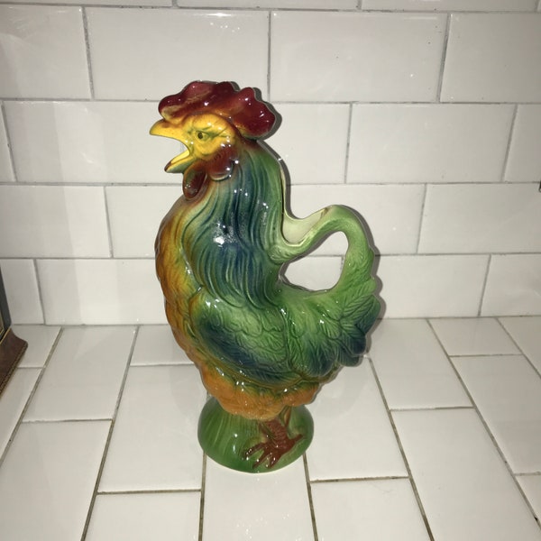 Rooster Pitcher - Etsy