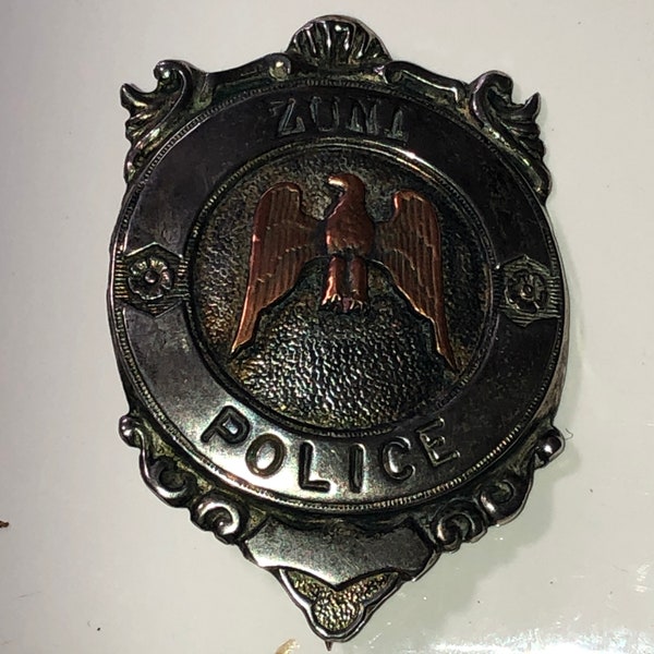 Zuni Police Badge - Etsy