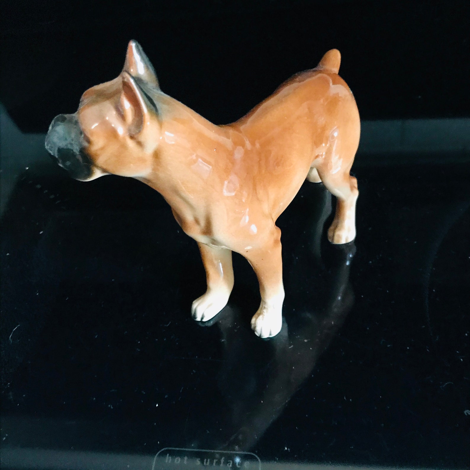 Boxer Standing Dog Figurine Gloss Finish Fine Bone China - Etsy