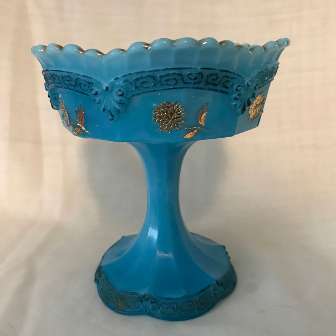 Antique Chrysanthemum Spring 1890's Jelly Compote | Etsy