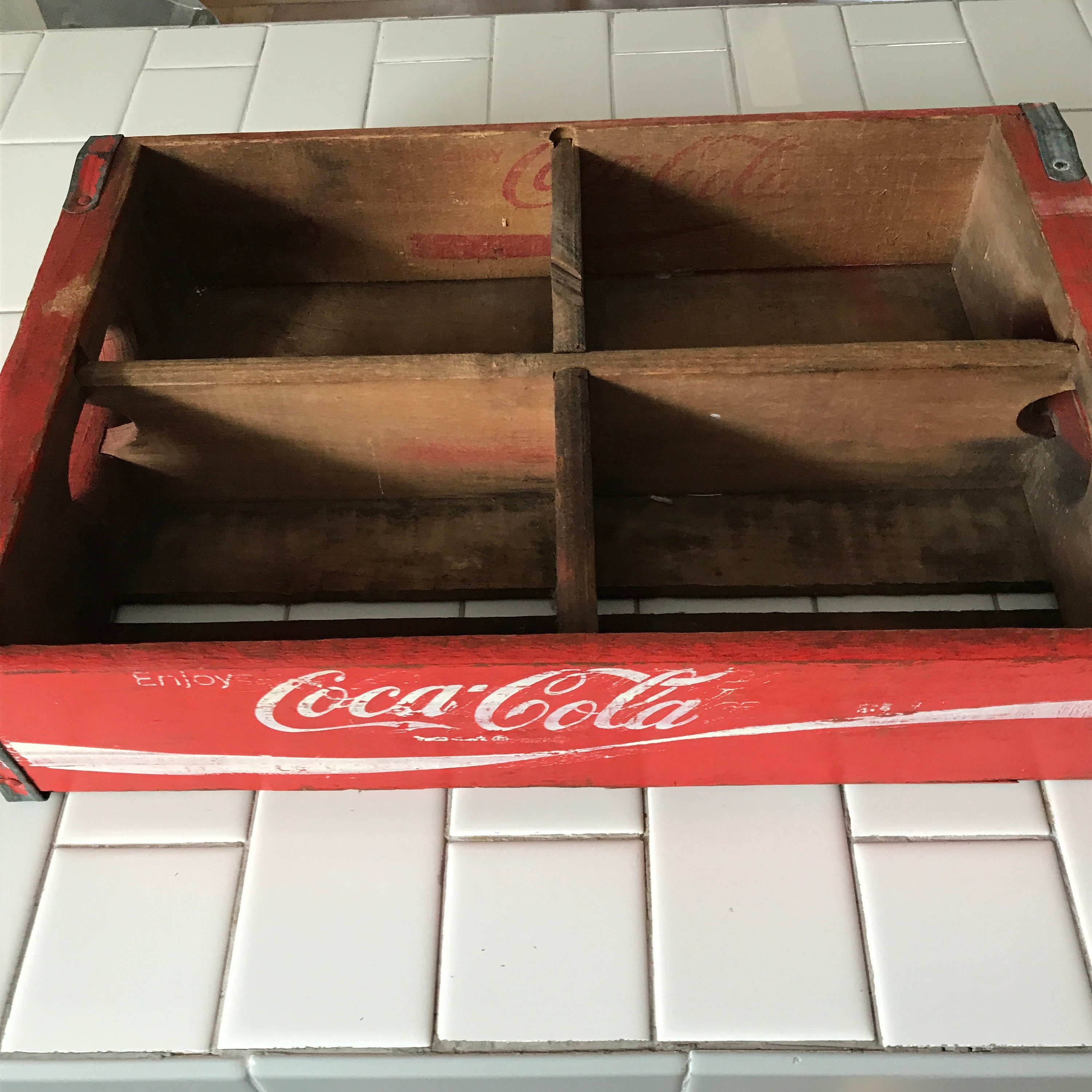 Vintage Coca Cola Wooden Crate Full Size Double Handle Display | Etsy