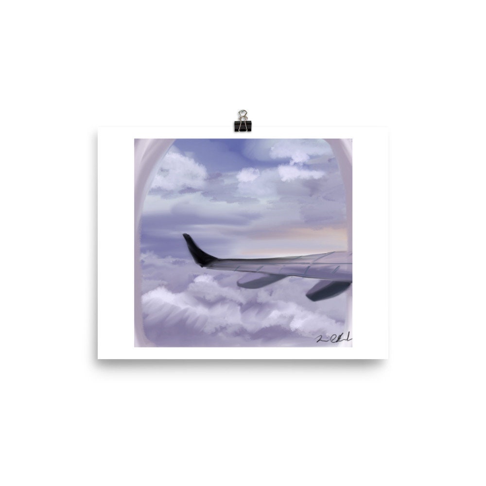 8x10 Art Print "view From the Window" - Etsy