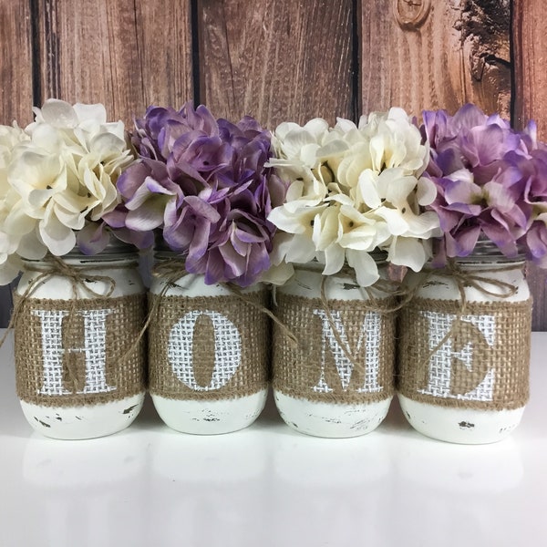 Burlap Mason Jars - Etsy