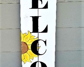 Welcome Porch Leaner - Etsy