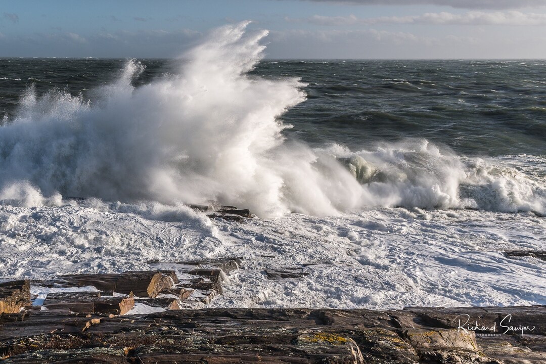 Surf Explosion at Two Lights State Park, Cape Elizabeth ME - Etsy
