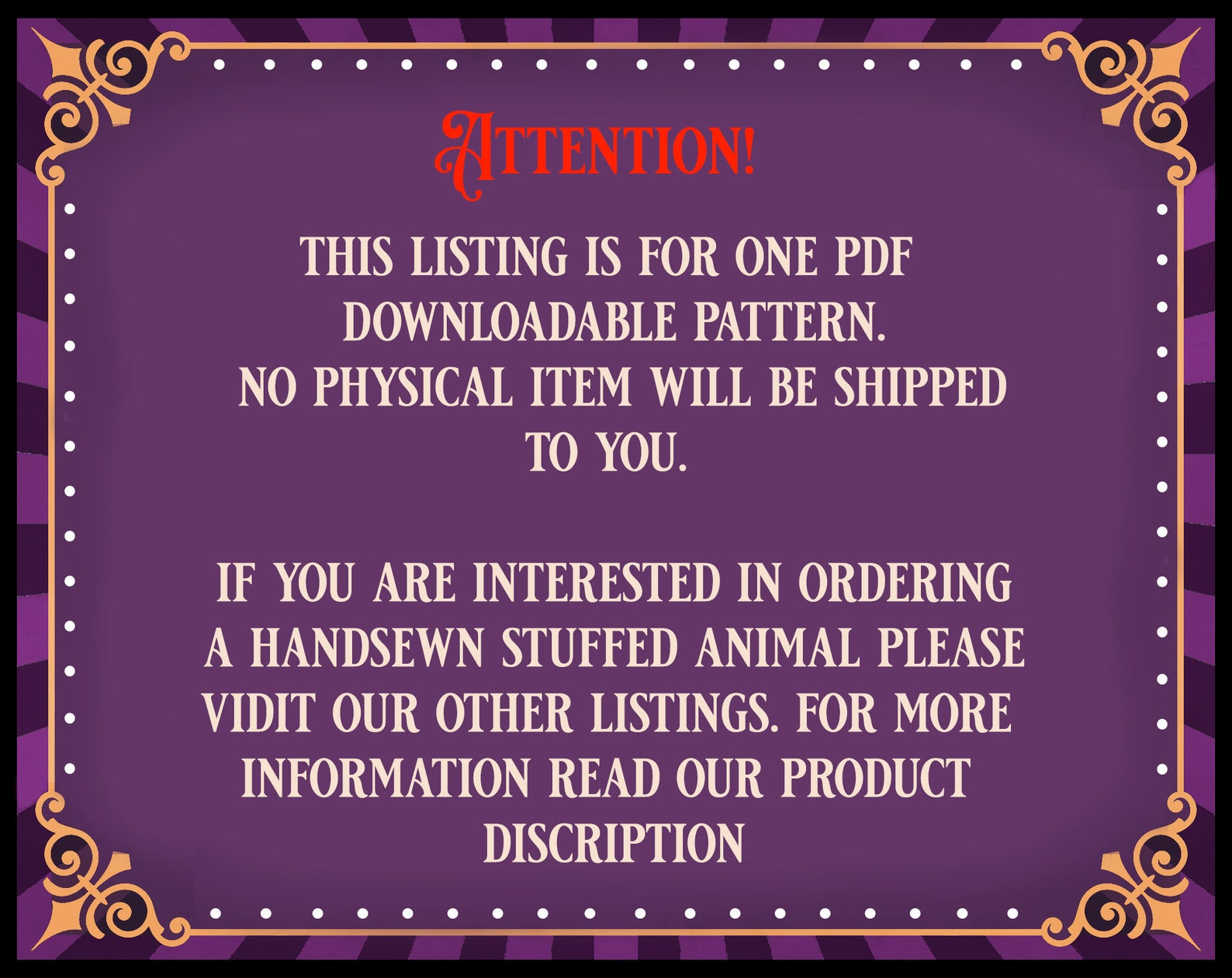 Star Nosed Mole Stuffed Animal Pattern PDF Plushie Sewing Pattern ...