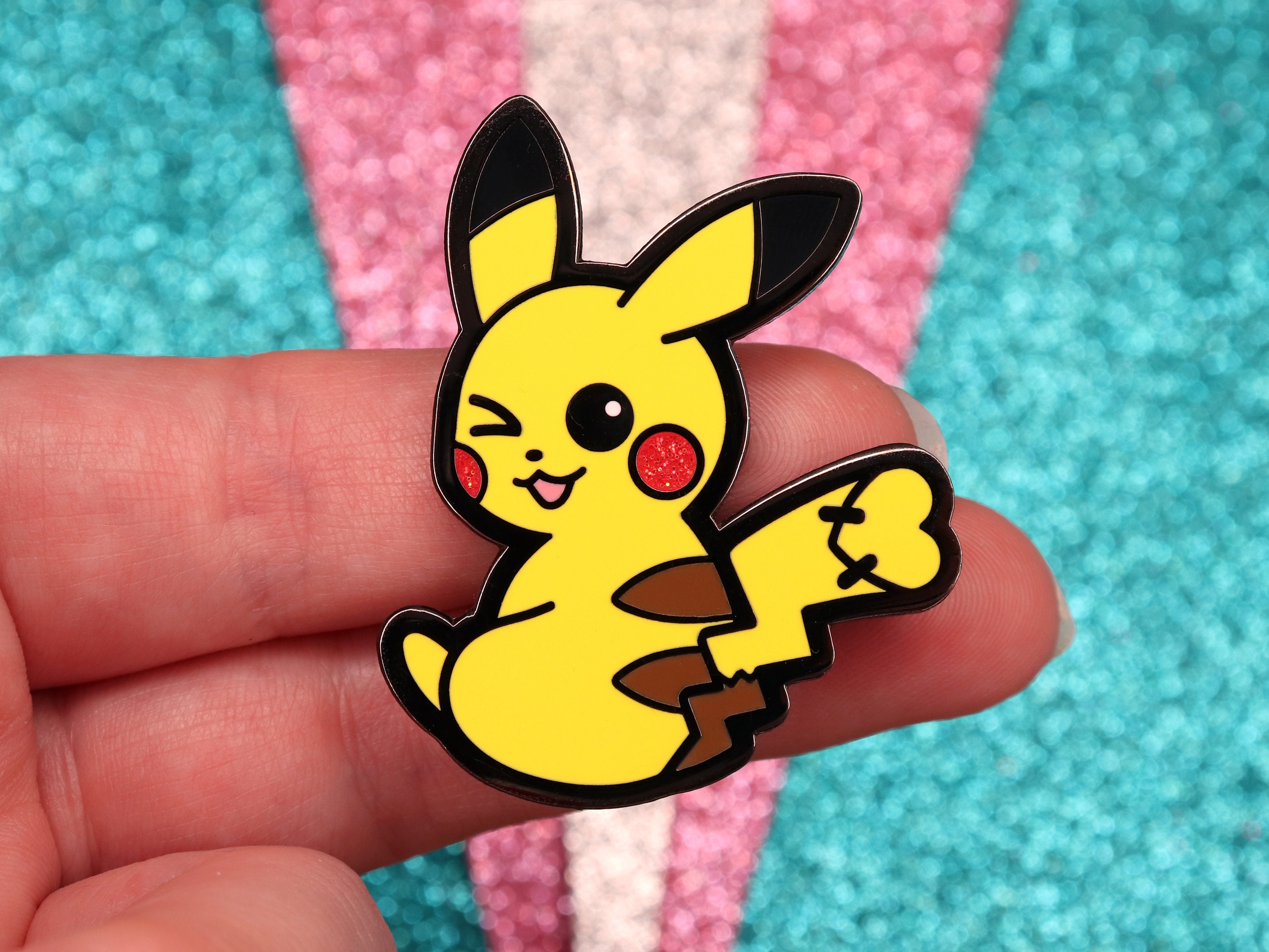 Trans Pikachu Hard Enamel Pin / Cute Discrete Transgender Pride Pin ...