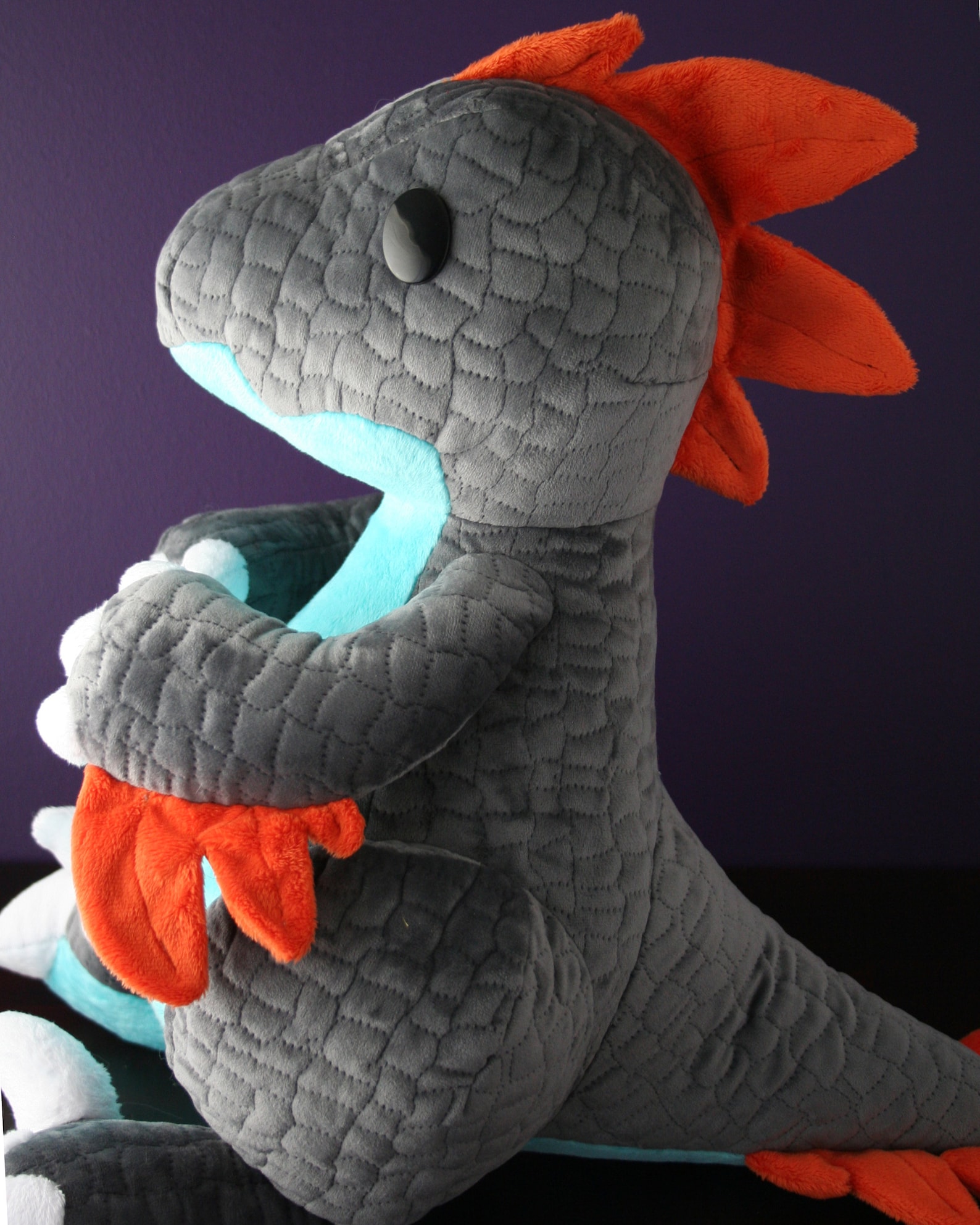 Raptor Plushie Pattern PDF Dinosaur Stuffed Animal Pattern Plush Sewing ...
