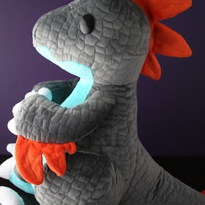 Raptor Plushie Pattern PDF- Dinosaur Stuffed Animal Pattern Plush ...