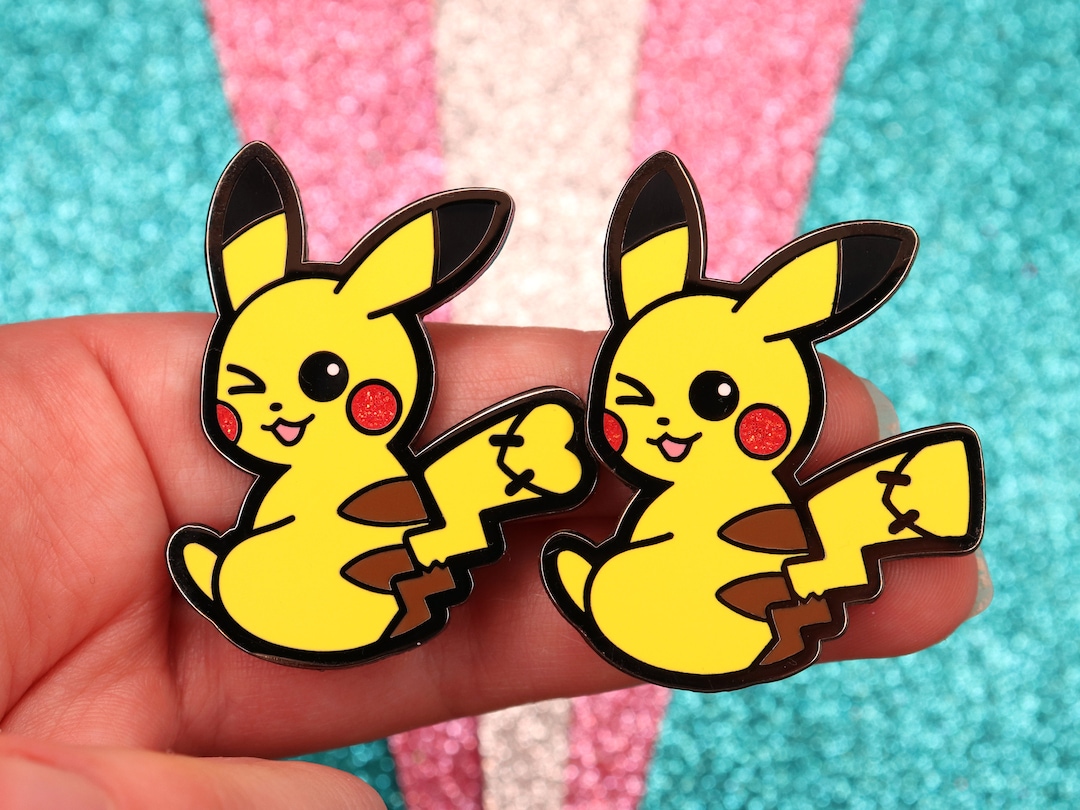 Trans Pikachu Hard Enamel Pin / Cute Discrete Transgender Pride Pin ...