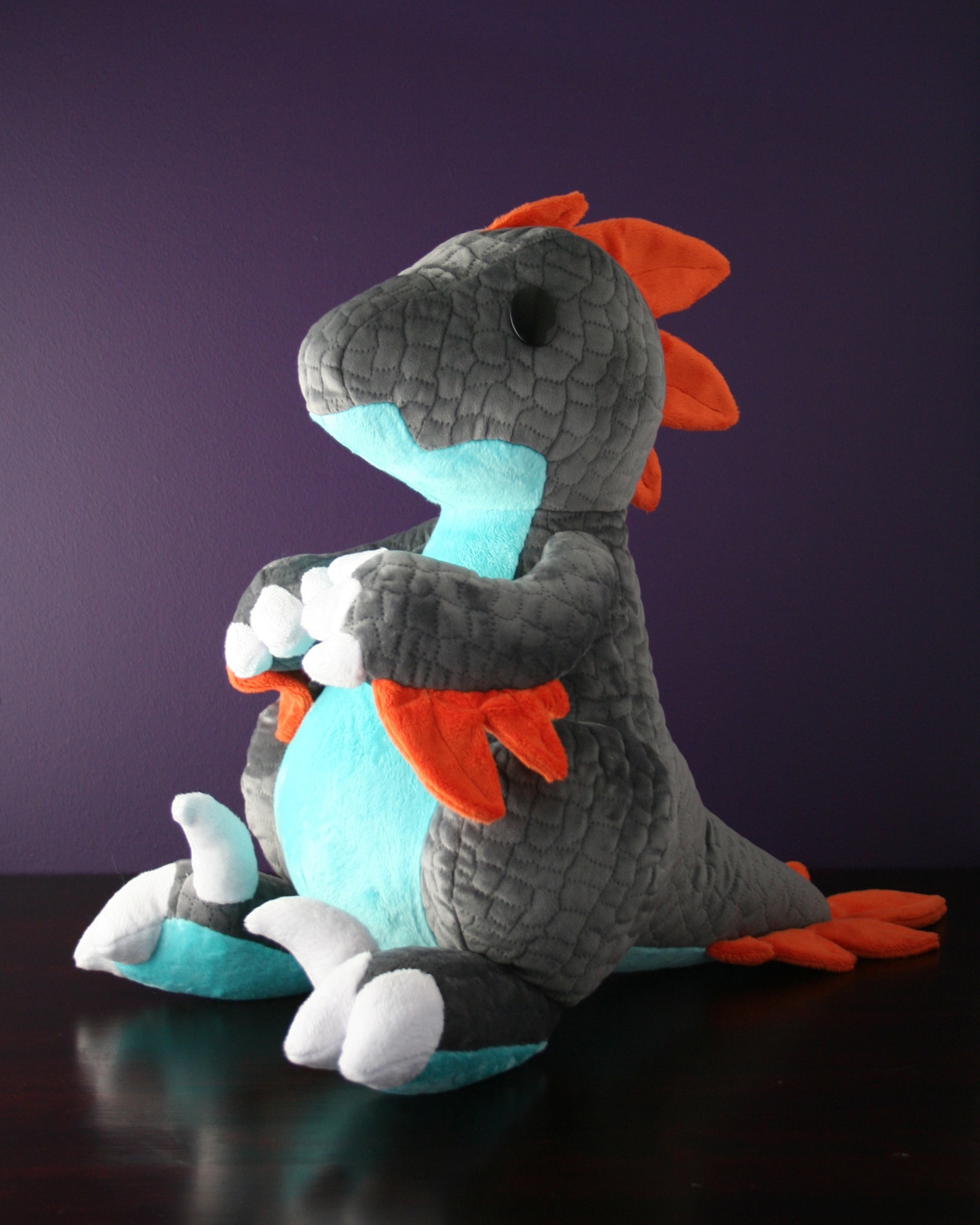 Raptor Plushie Pattern PDF Dinosaur Stuffed Animal Pattern - Etsy Australia