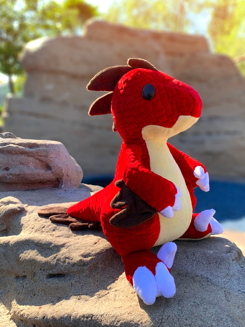 Raptor Plushie Pattern PDF Dinosaur Stuffed Animal Pattern - Etsy