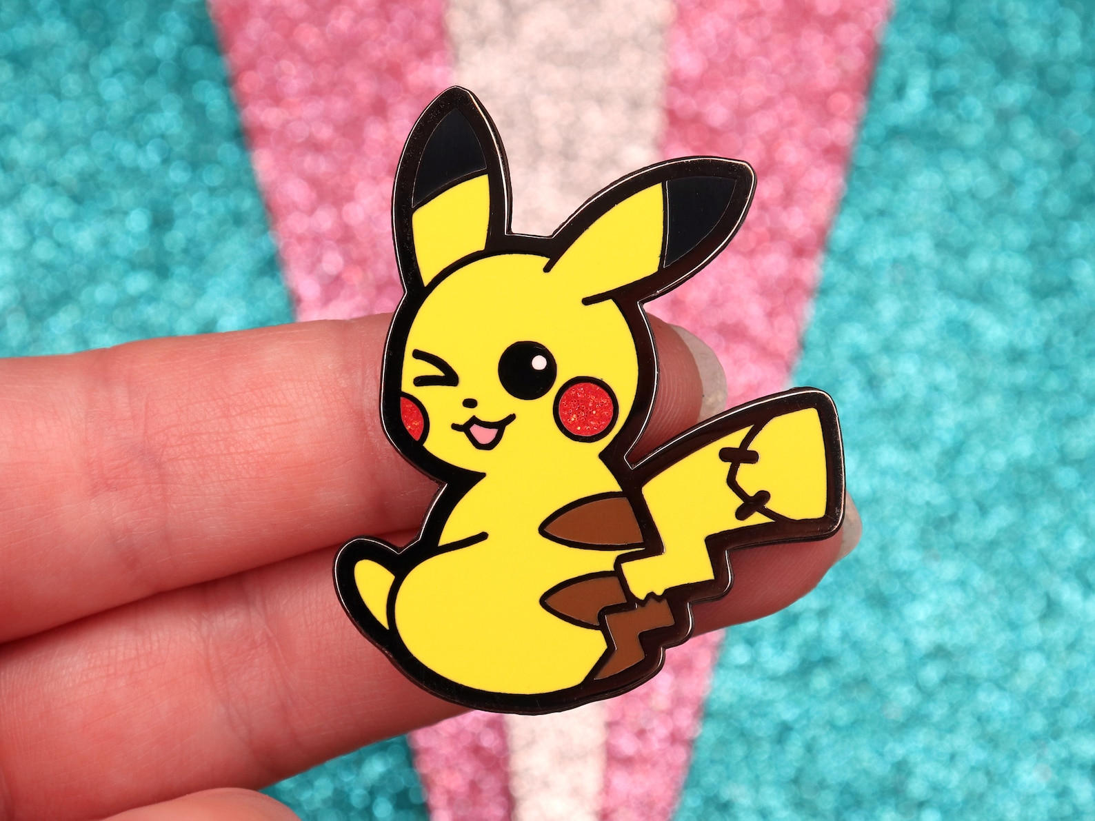 Trans Pikachu Hard Enamel Pin / Cute Discrete Transgender Pride Pin ...
