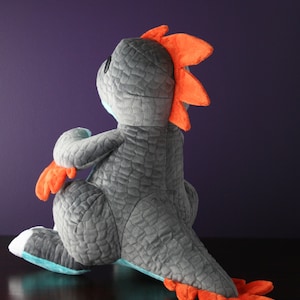 Raptor Plushie Pattern PDF- Dinosaur Stuffed Animal Pattern Plush ...