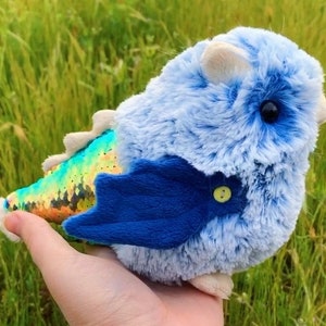 Cockatrice Chick Plushie Pattern PDF - Cute Stuffed Animal Bird Sewing ...