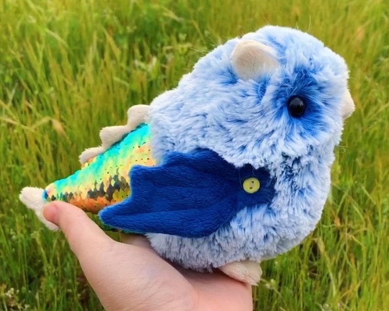 Cockatrice Chick Plushie Pattern PDF Cute Stuffed Animal | Etsy
