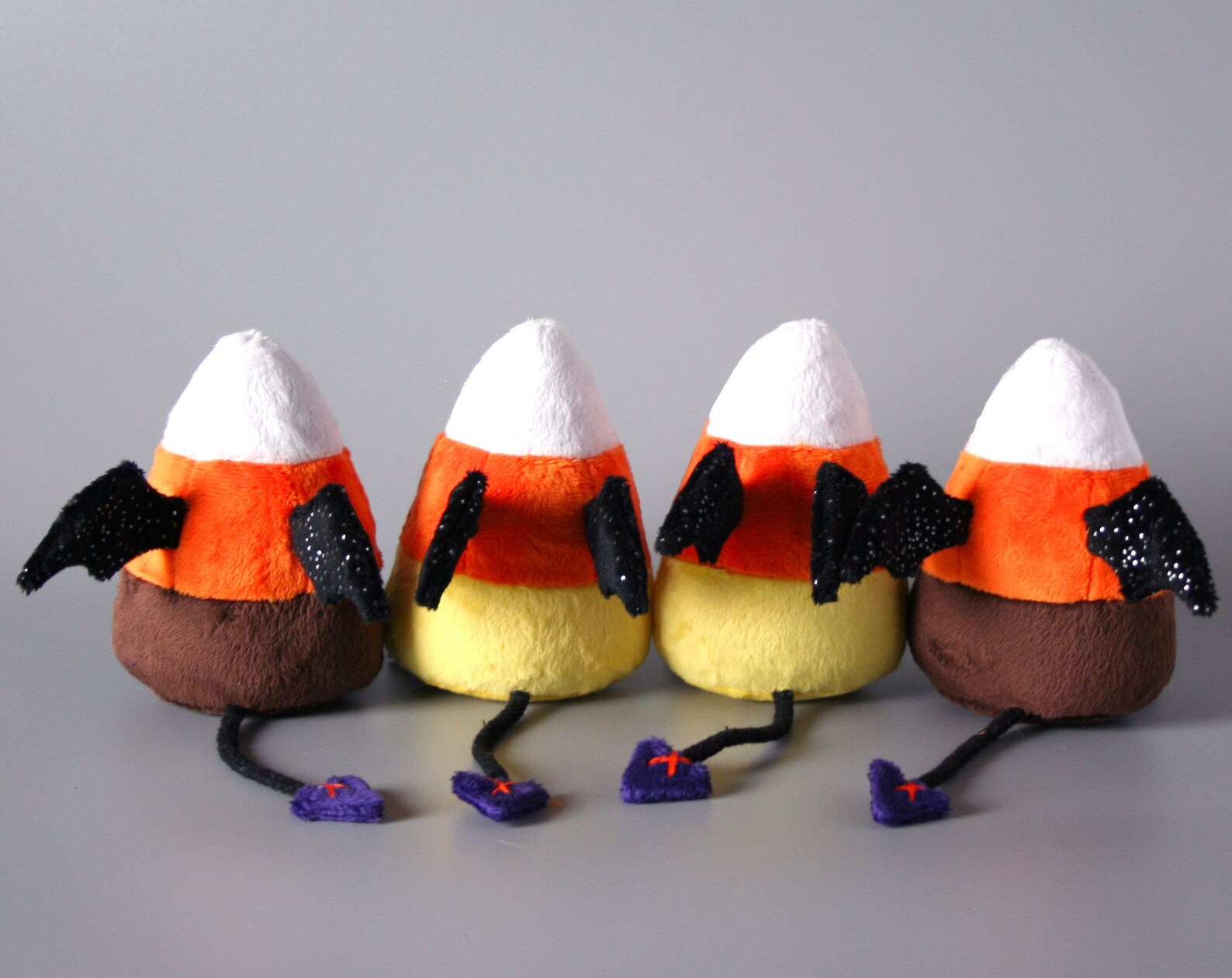 Demon Candy Corn Plush Pattern PDF cute Halloween Stuffed | Etsy