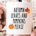 Fall Mug Autumn Mug Fall Gifts Harvest Gifts Fun Fall Gifts Autumn Cup ...