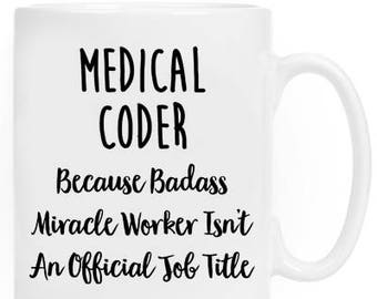 Medical Coder Cup - Etsy